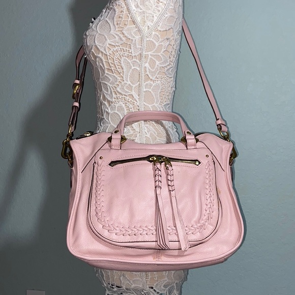 orYANY | Bags | Oryany Sarah Pebbled Leather Satchel Crossbody Bag ...